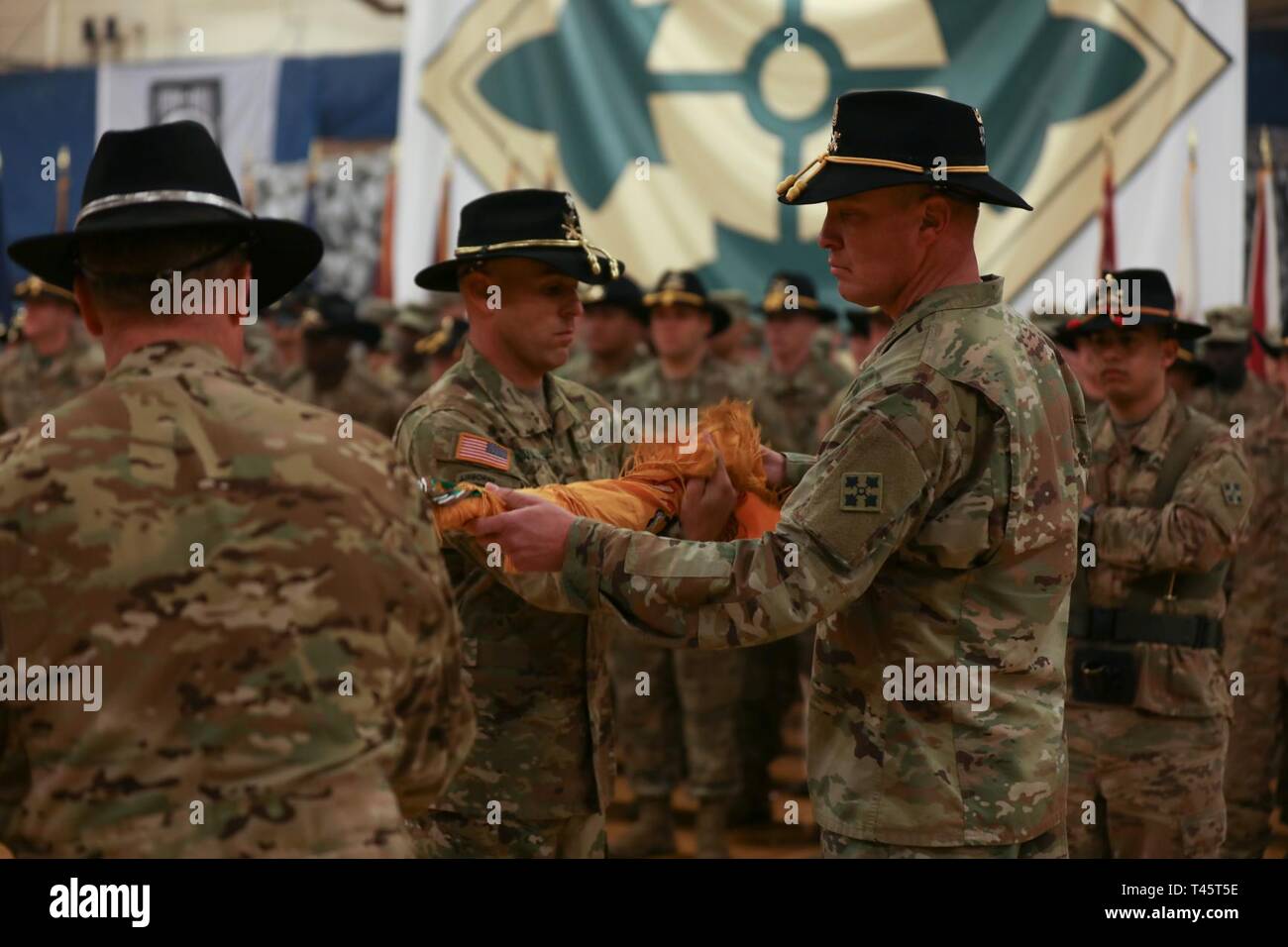 Lt. Col. Jamie Lavalley and Command Sgt. Maj. Ronald Stimpert, 6th ...