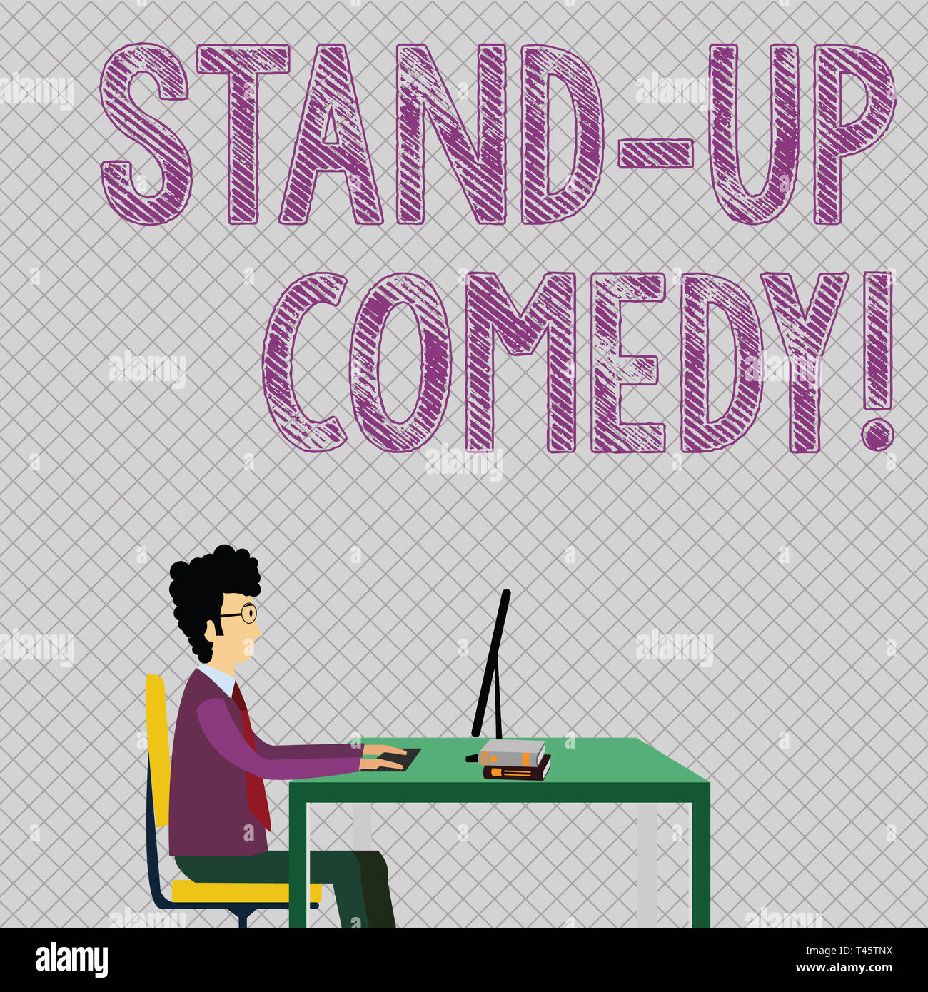 Conceptual hand writing showing Stand Up Comedy. Concept meaning comic ...