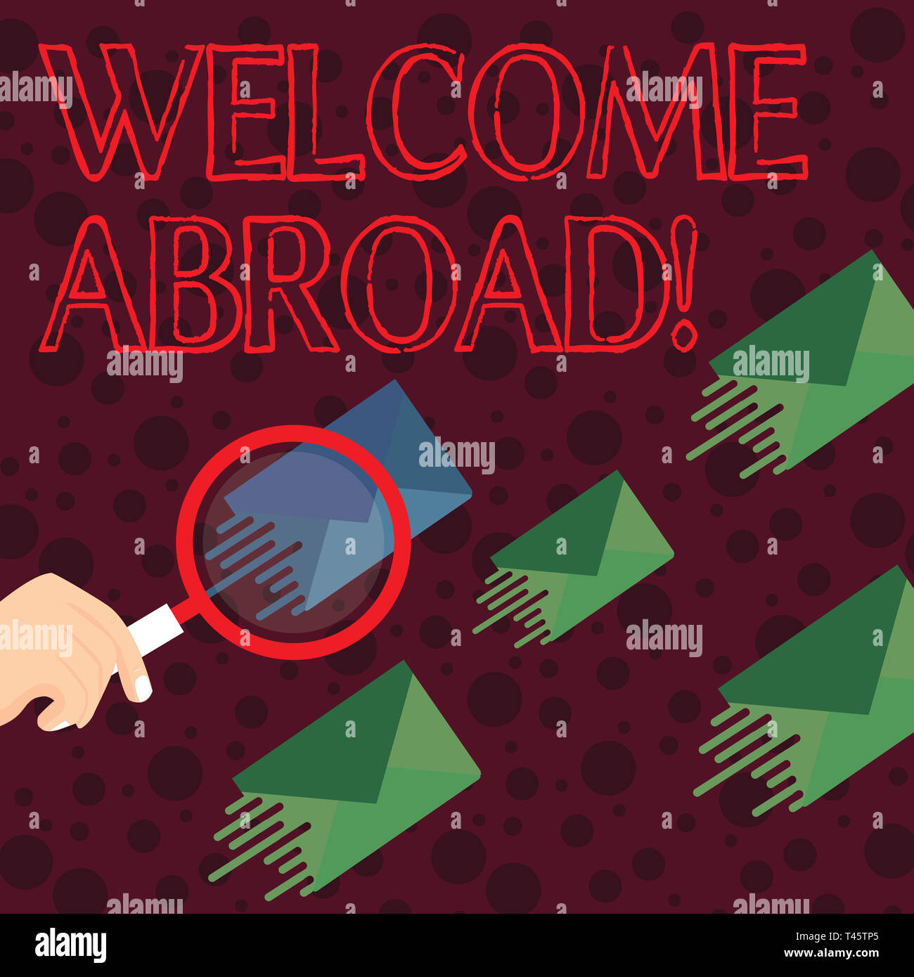 Handwriting text writing Welcome Aboard. Conceptual photo on board as ...