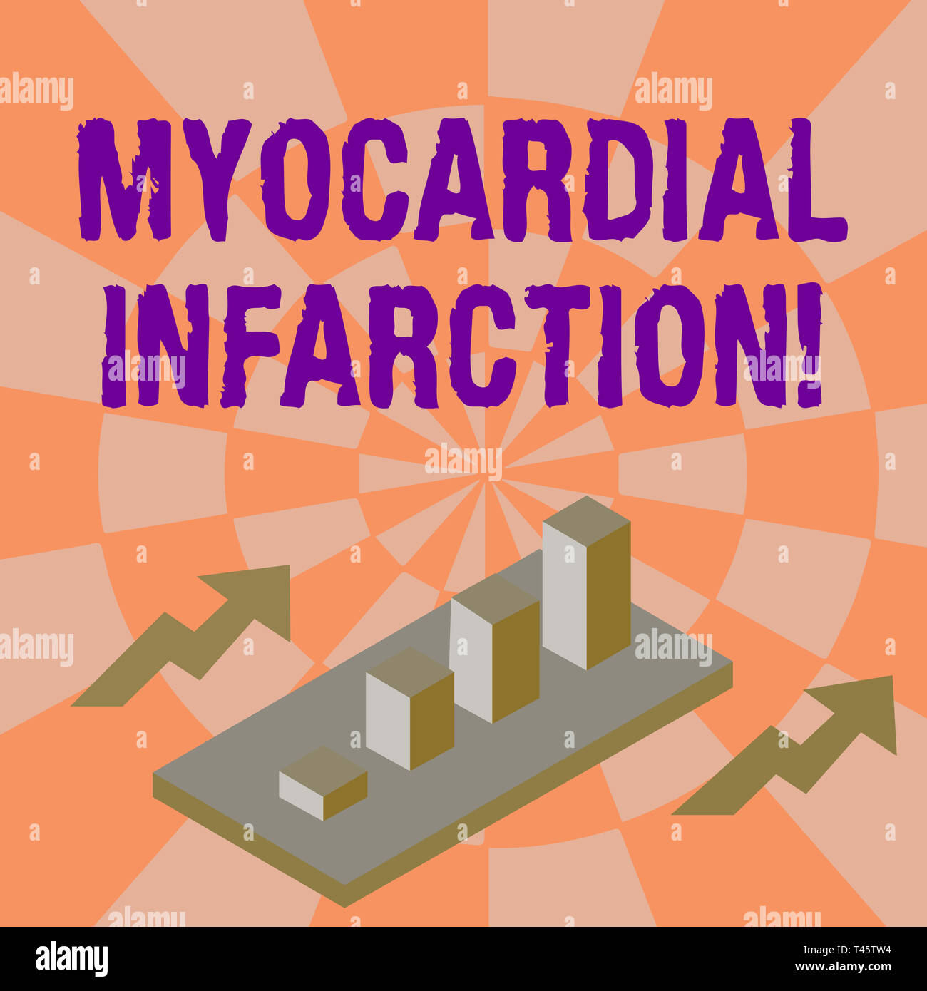 Word writing text Myocardial Infarction. Business photo showcasing due ...