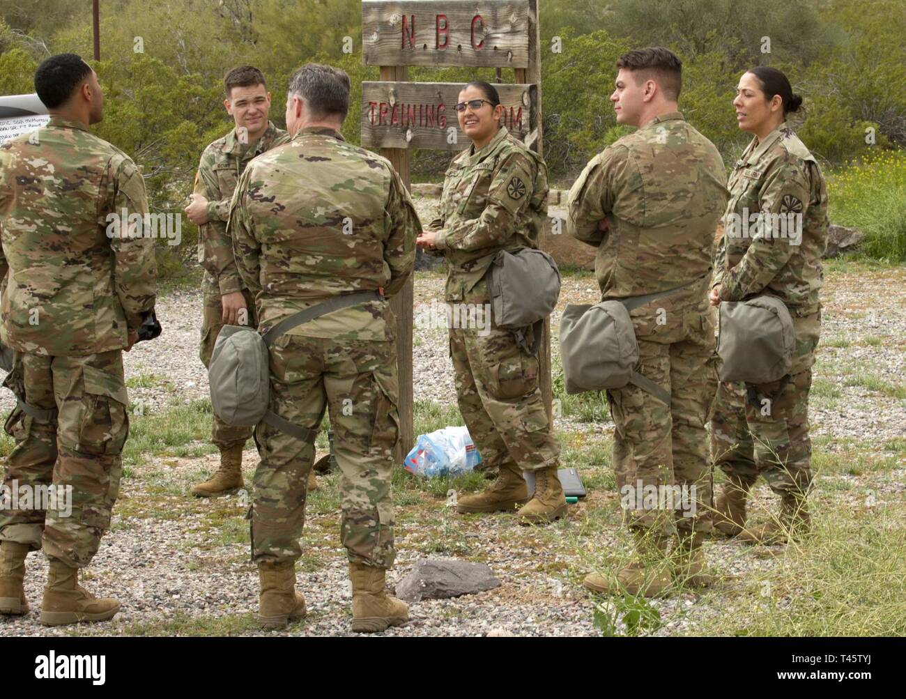 Arizona Army National Guard financial management technicians with the ...