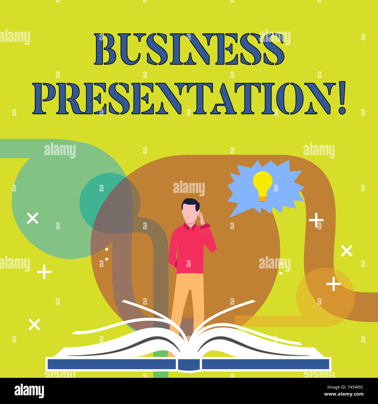 Conceptual hand writing showing Business Presentation. Concept meaning ...