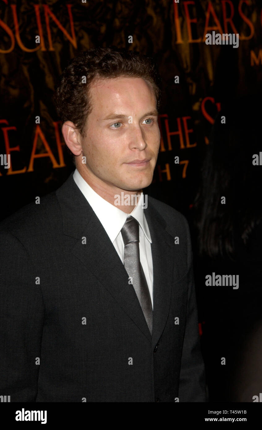 LOS ANGELES, CA. March 03, 2003: Actor COLE HAUSER at the Los Angeles ...