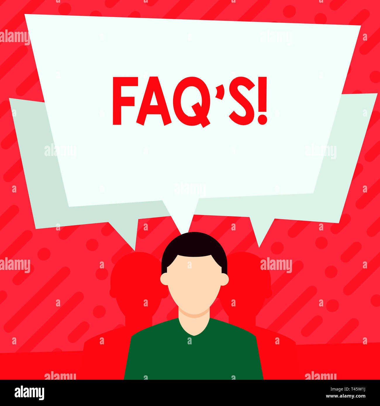 Word writing text Faq S. Business photo showcasing list of questions ...