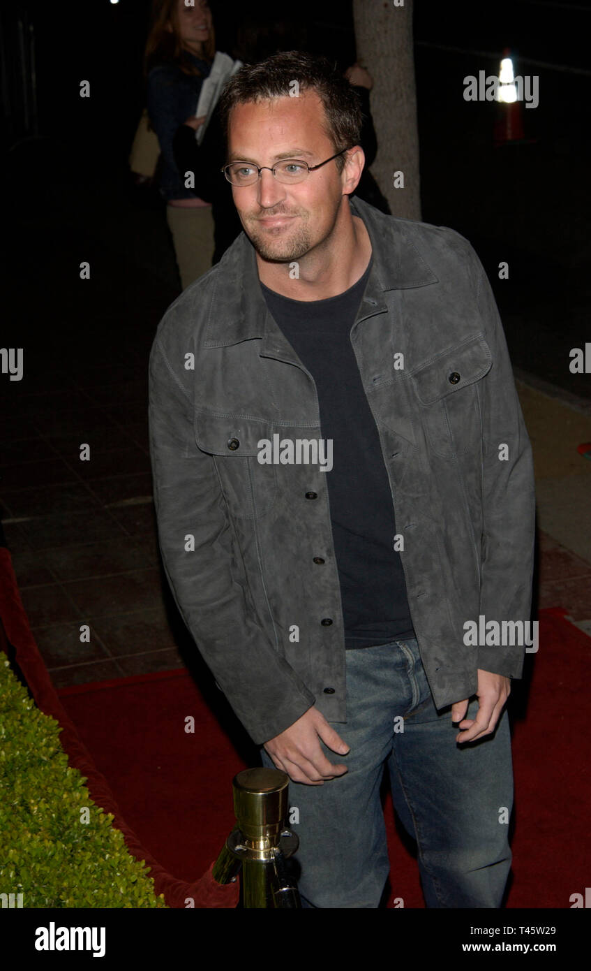 LOS ANGELES, CA. March 03, 2003: Actor MATTHEW PERRY at the Los Angeles ...