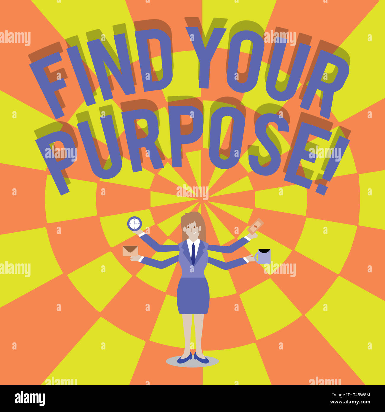 Handwriting text writing Find Your Purpose. Conceptual photo reason for ...