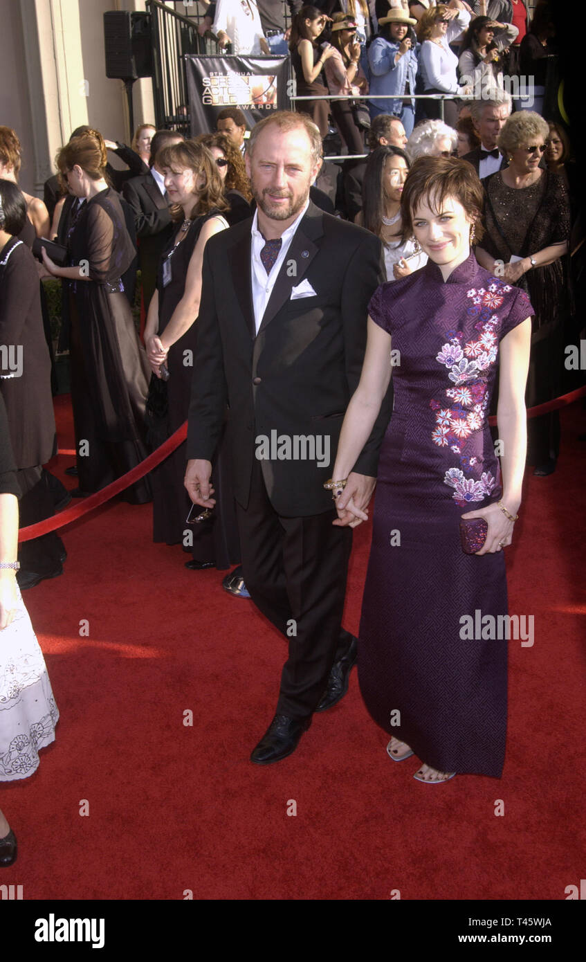 LOS ANGELES, CA. March 09, 2003: SARAH CLARKE & husband XANDER BERKELEY ...