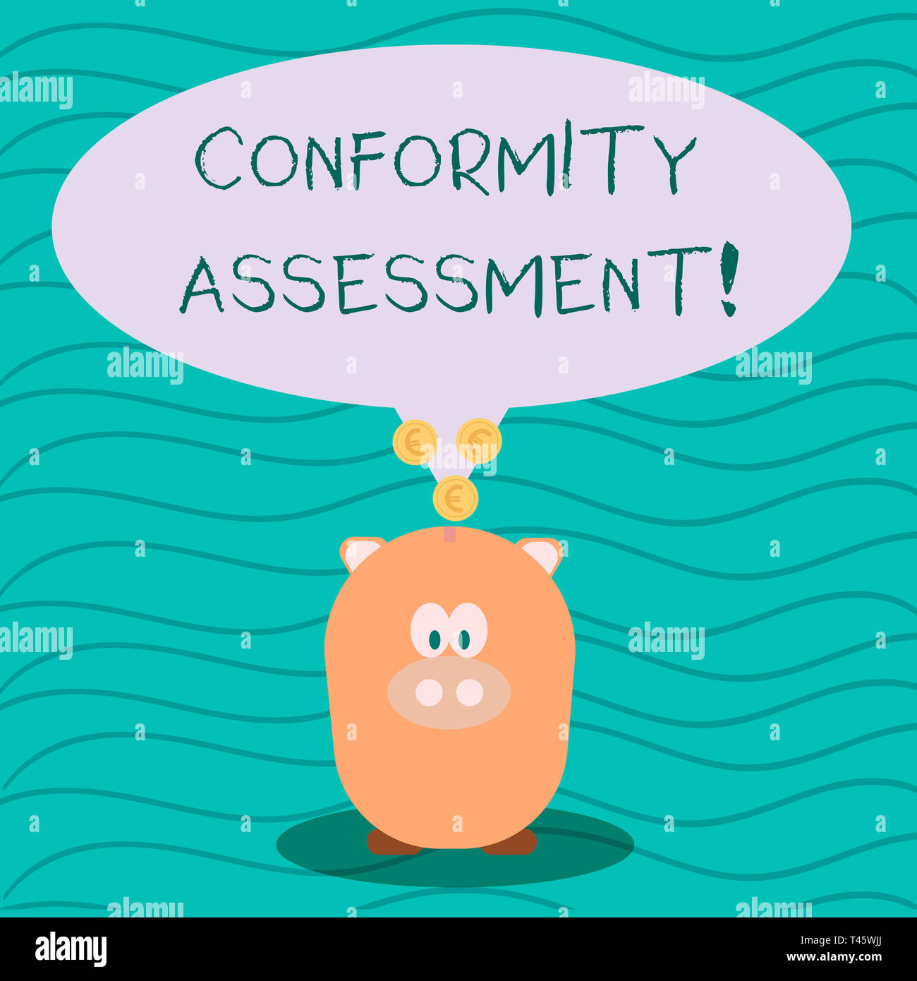 Text sign showing Conformity Assessment. Business photo text Evaluation ...