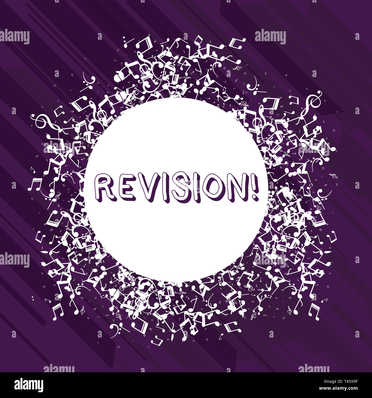 Word writing text Revision. Business photo showcasing action of ...