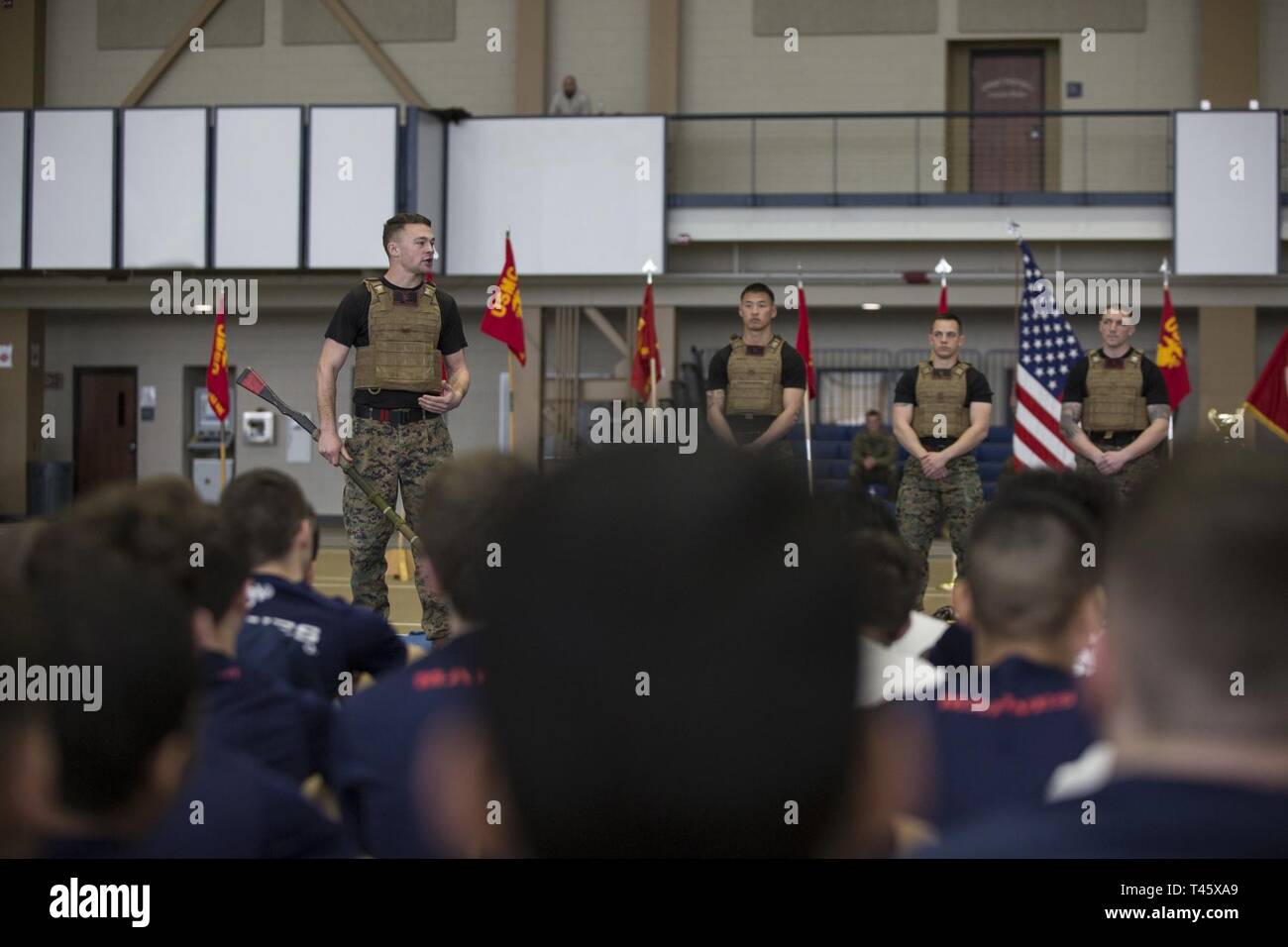 U.S. Marine Corps Sgt. Eric Sutton, a Martial Arts Instructor Trainer ...