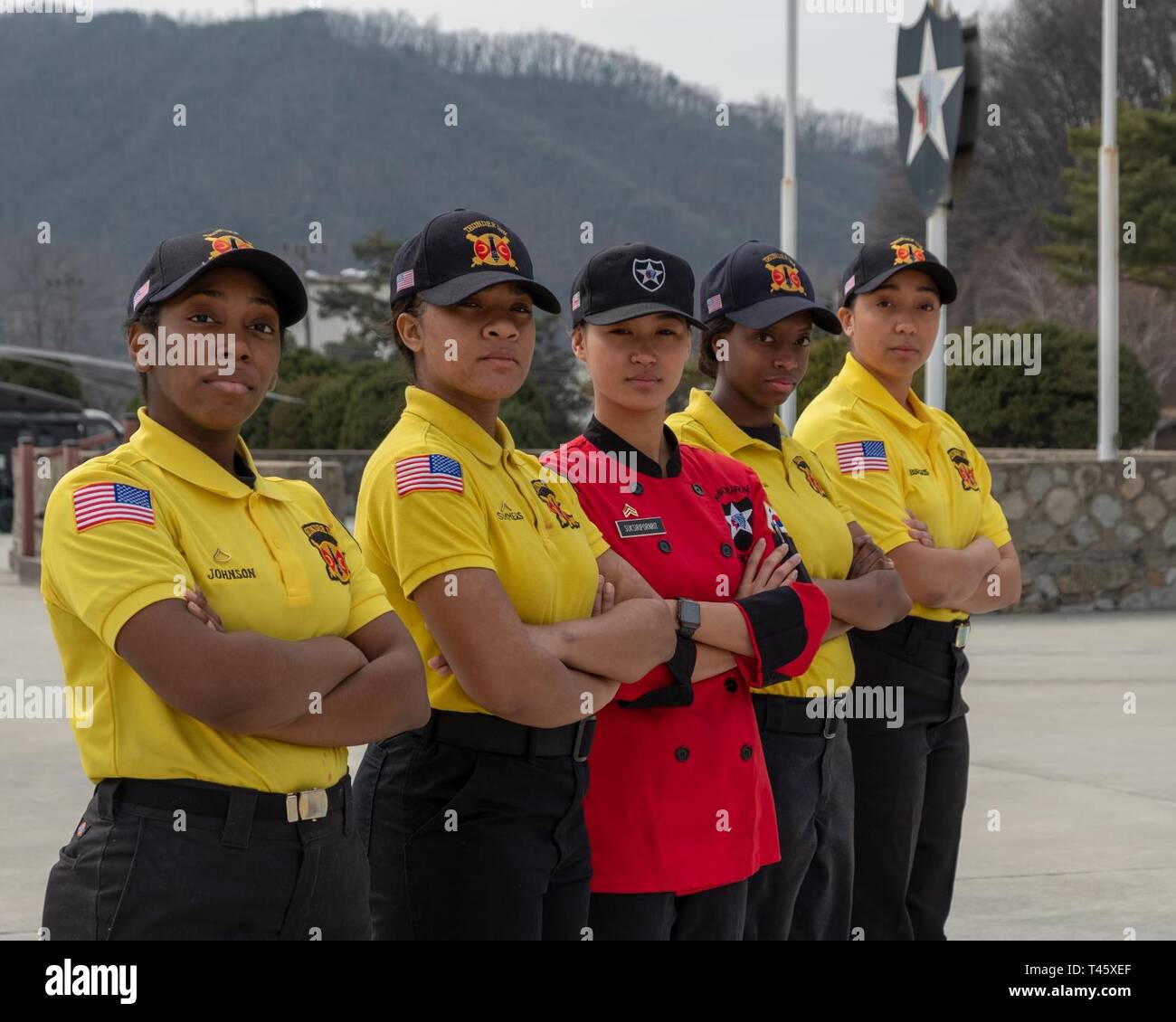 Second Infantry Division culinary specialists assigned to 210th Field ...