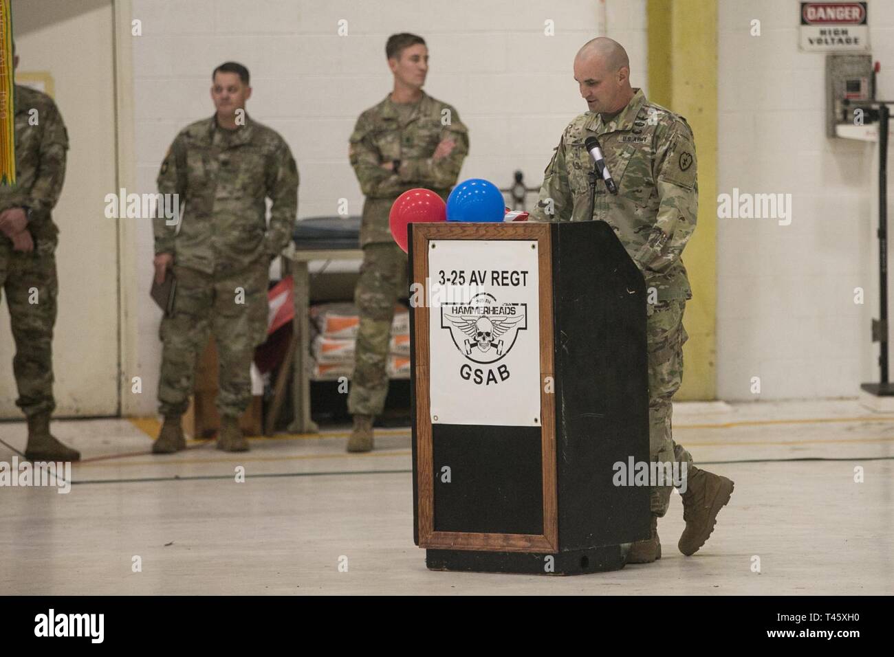 U.S. Army Lt. Col. Jake Miller, commander of 3rd Battalion, 25th ...