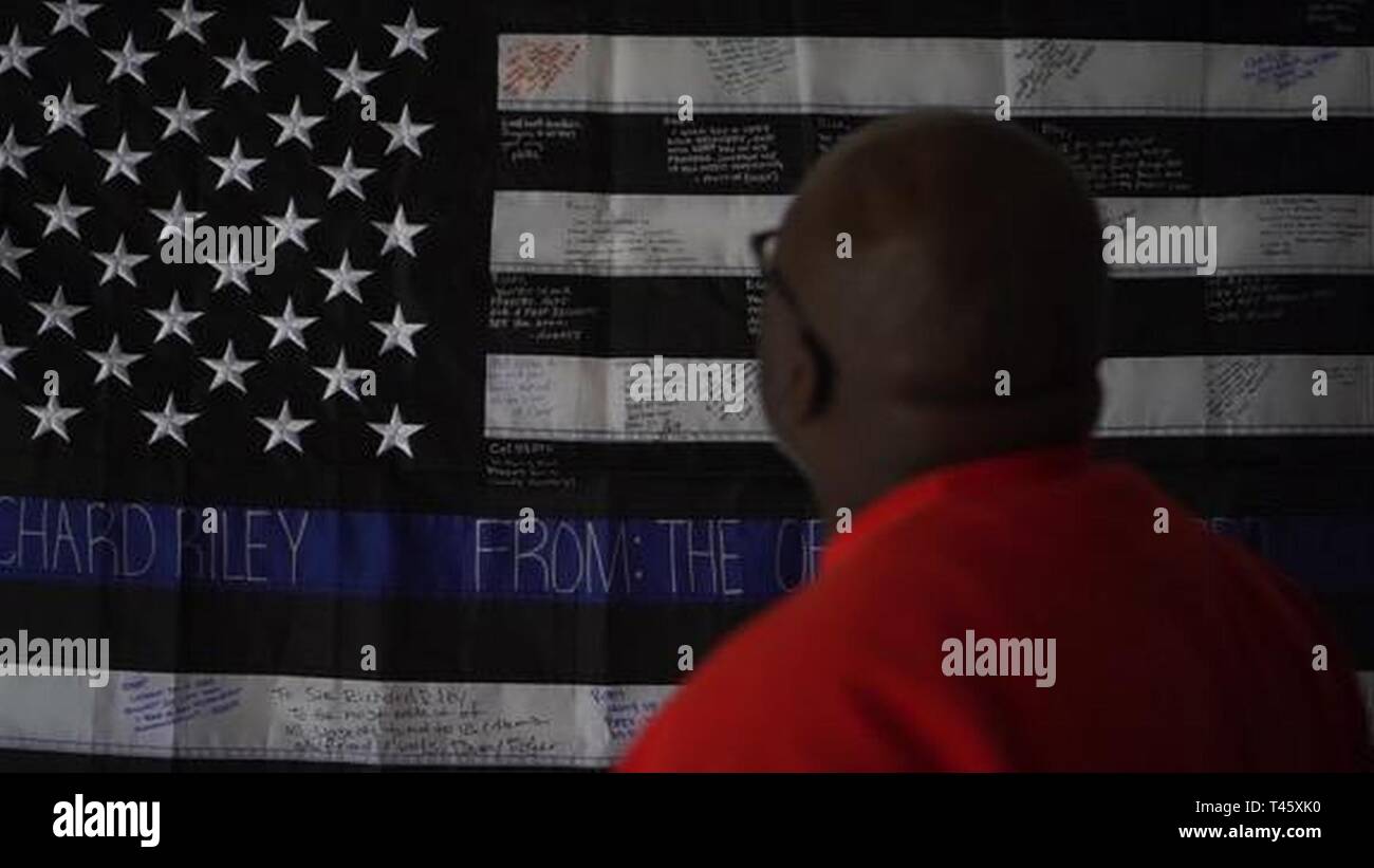 Richard Riley, civilian police officer with Security and Emergency ...