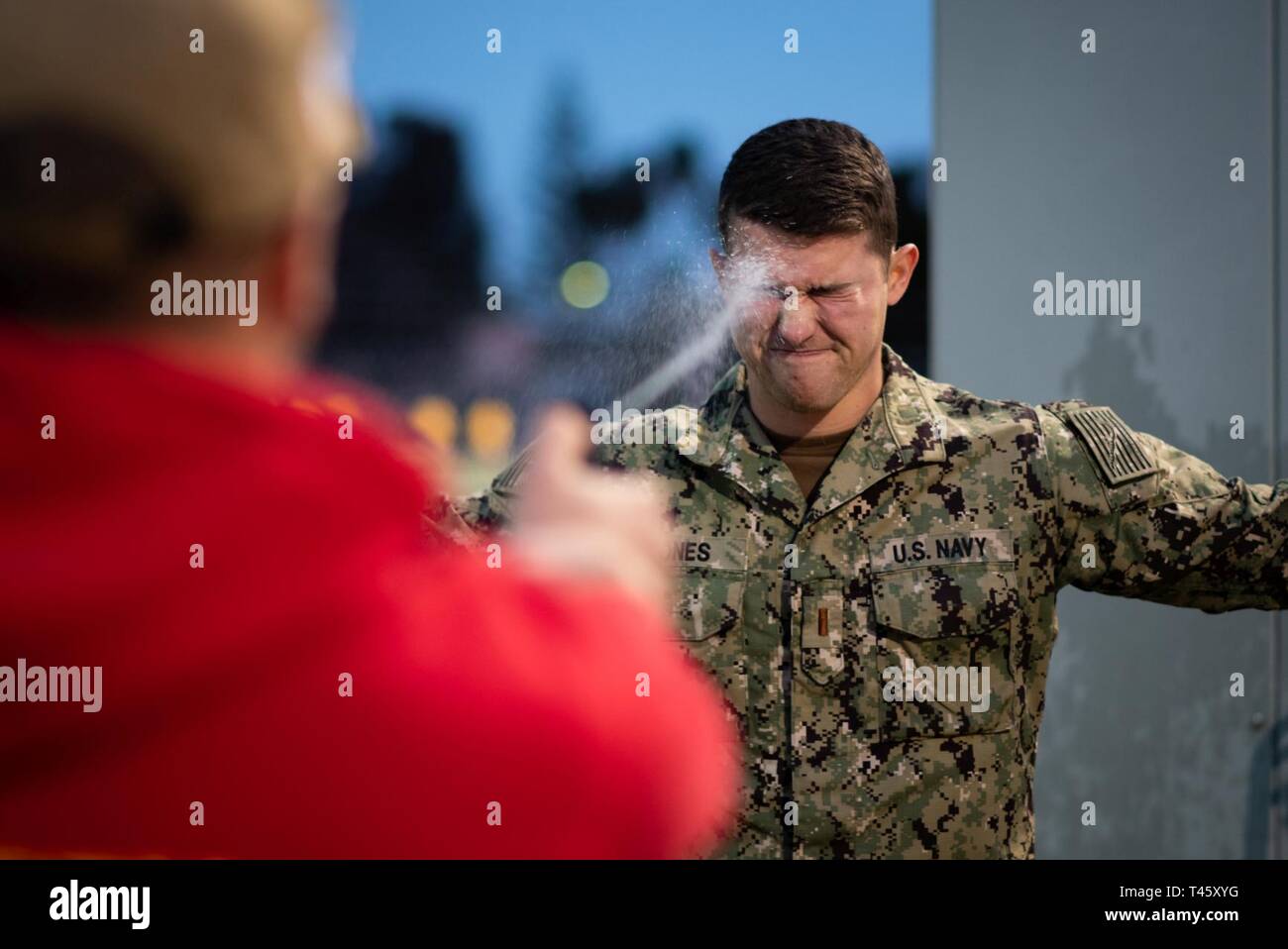 DIEGO (March 11, 2019) – Ensign Mack Jones, from Seabrook, Texas ...