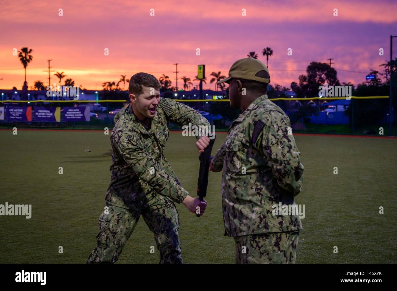 DIEGO (March 11, 2019) – Ensign Mack Jones, from Seabrook, Texas ...