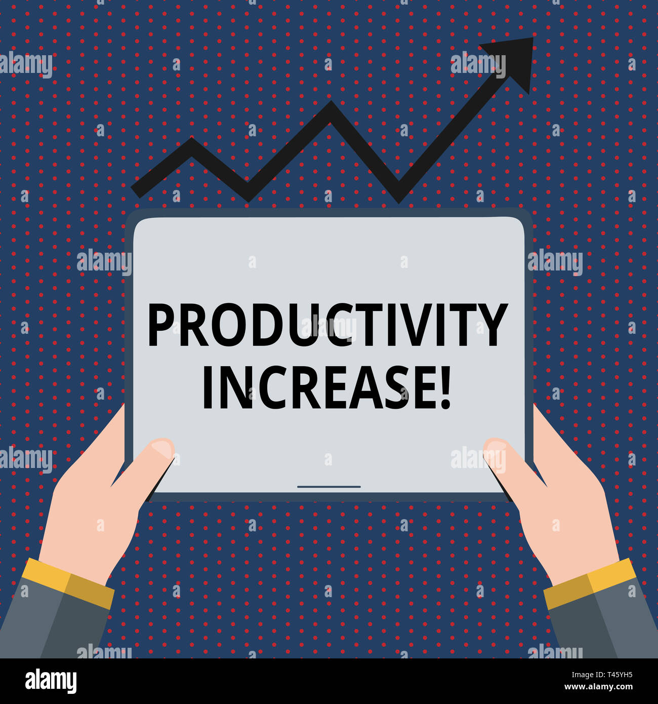 Conceptual hand writing showing Productivity Increase. Concept meaning ...