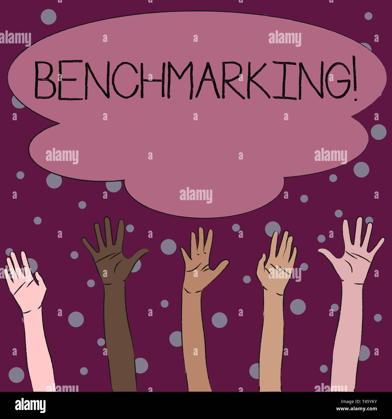Word writing text Benchmarking. Business photo showcasing evaluate ...