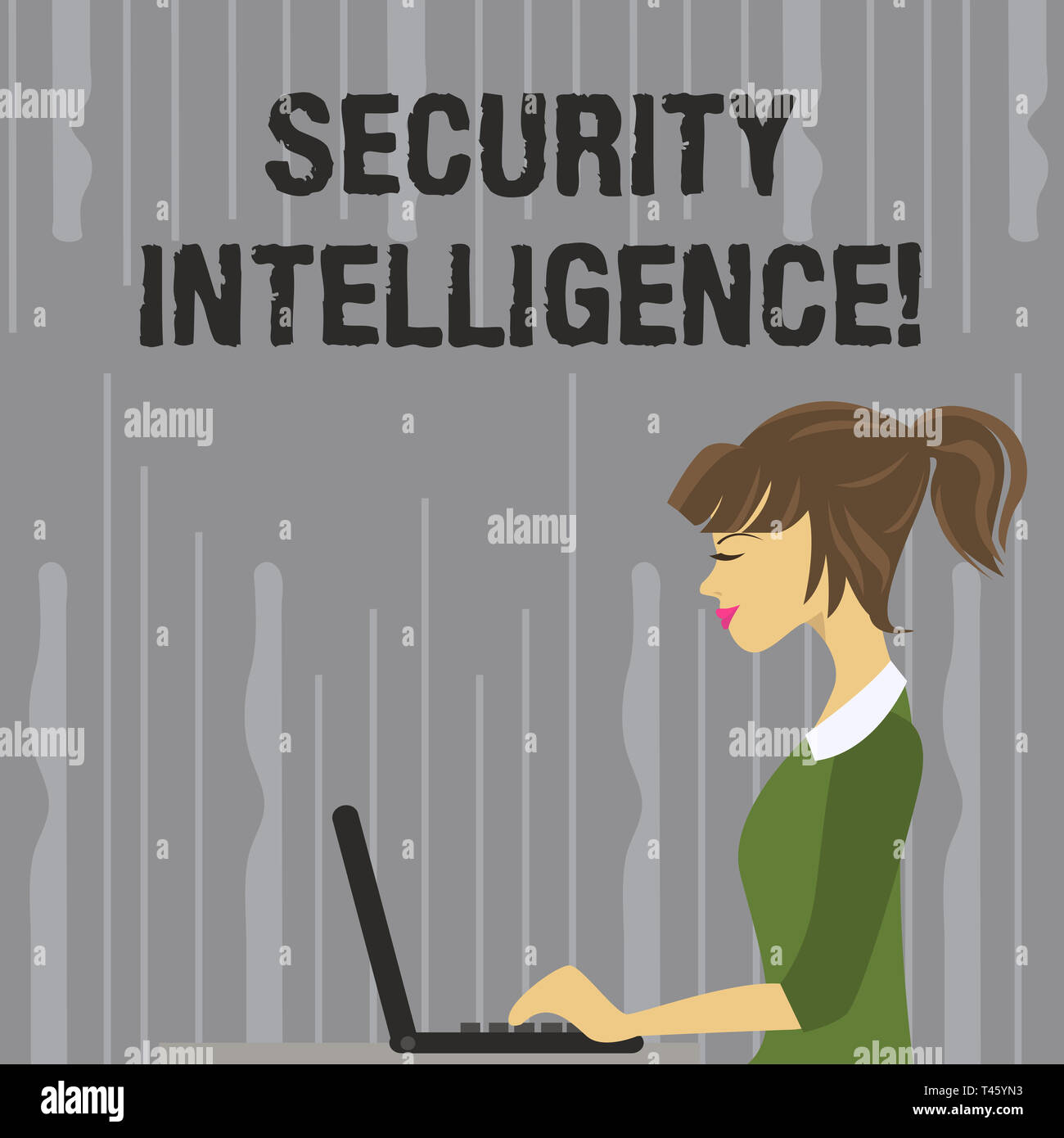 Handwriting text writing Security Intelligence. Conceptual photo ...