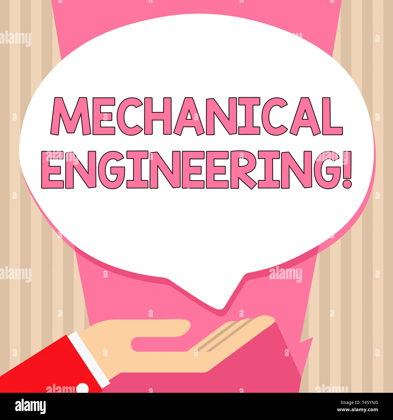 Handwriting text Mechanical Engineering. Conceptual photo Concerned ...