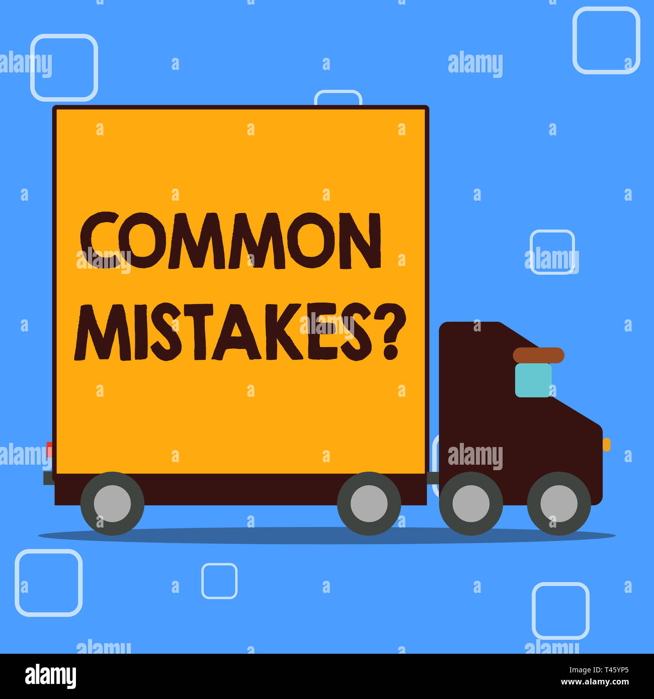 Conceptual Hand Writing Showing Common Mistakes Question Concept Meaning Repeat Act Or