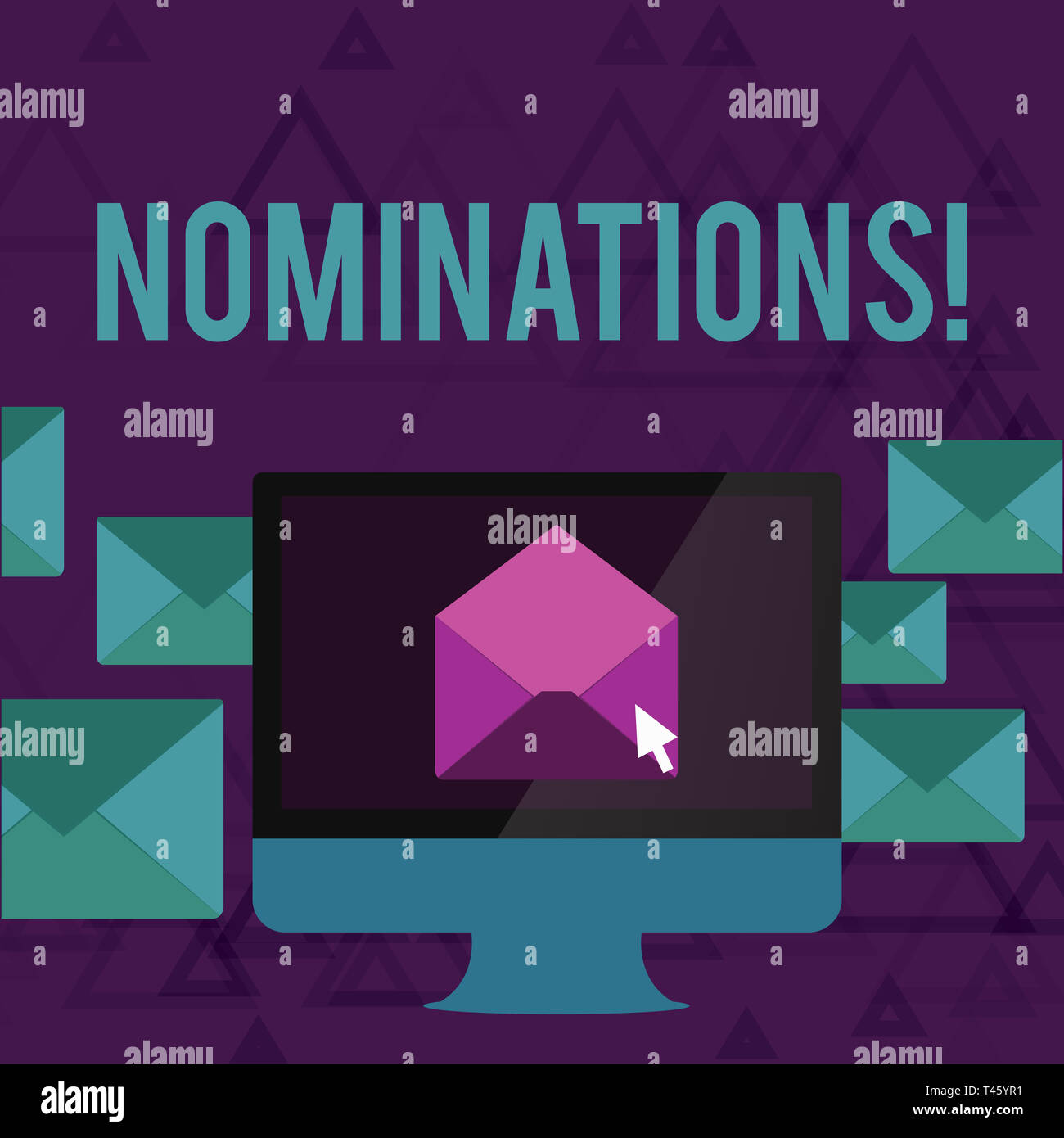 Word writing text Nominations. Business photo showcasing action of ...