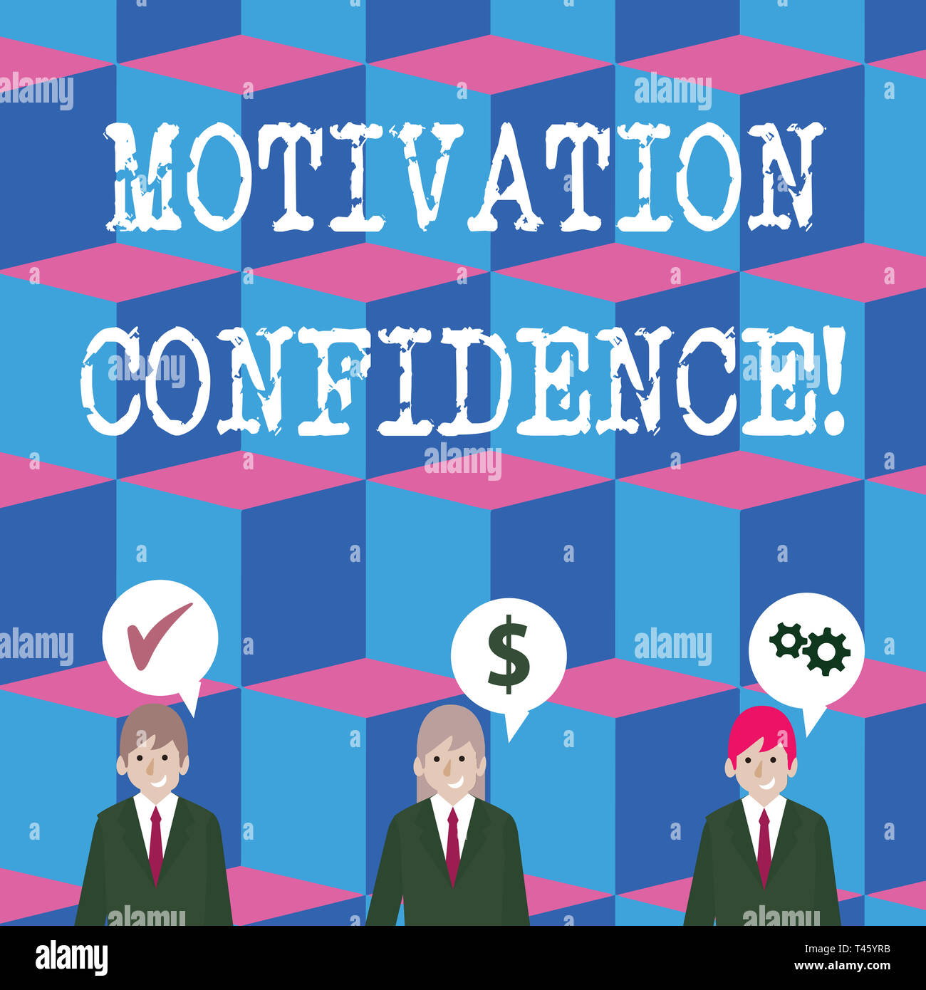 Writing note showing Motivation Confidence. Business concept for Level ...