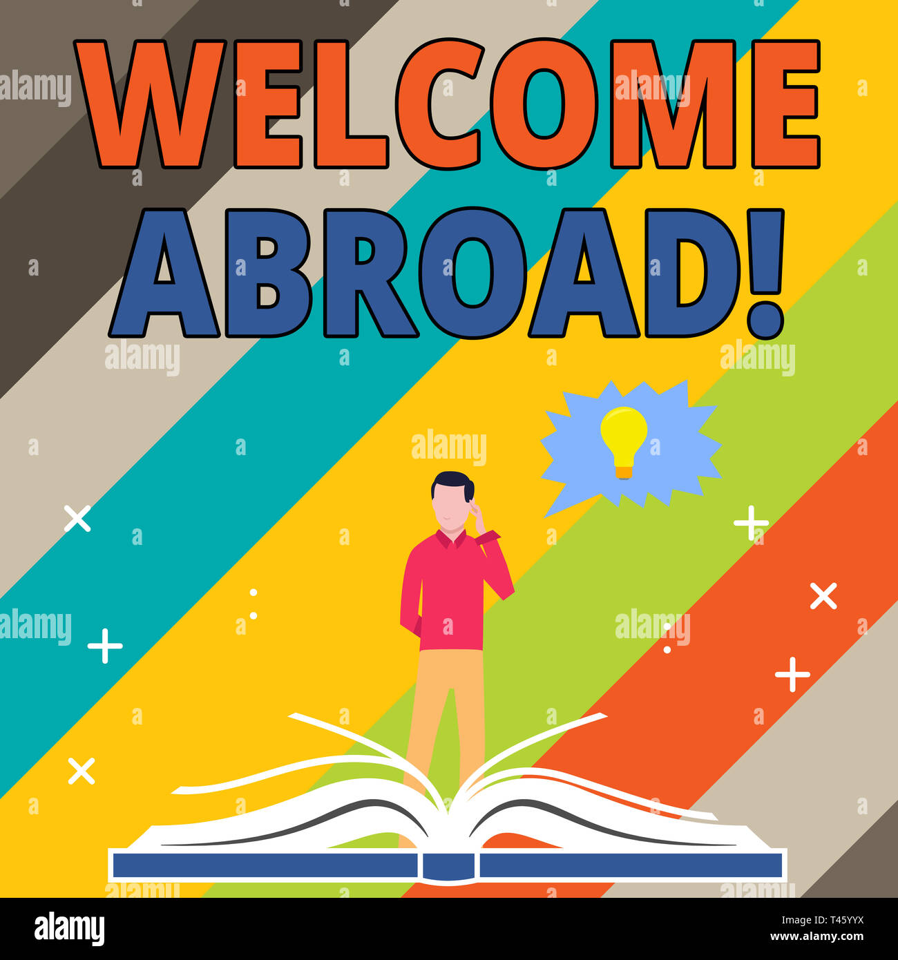 Word writing text Welcome Aboard. Business photo showcasing on board as ...