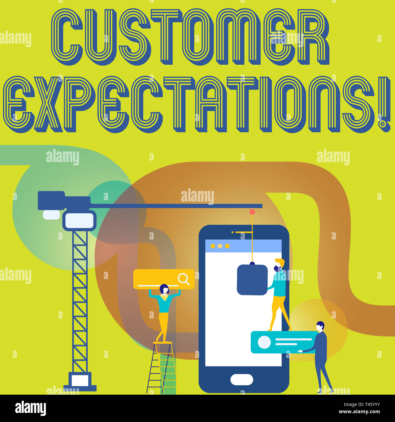 Text sign showing Customer Expectations. Business photo text ...