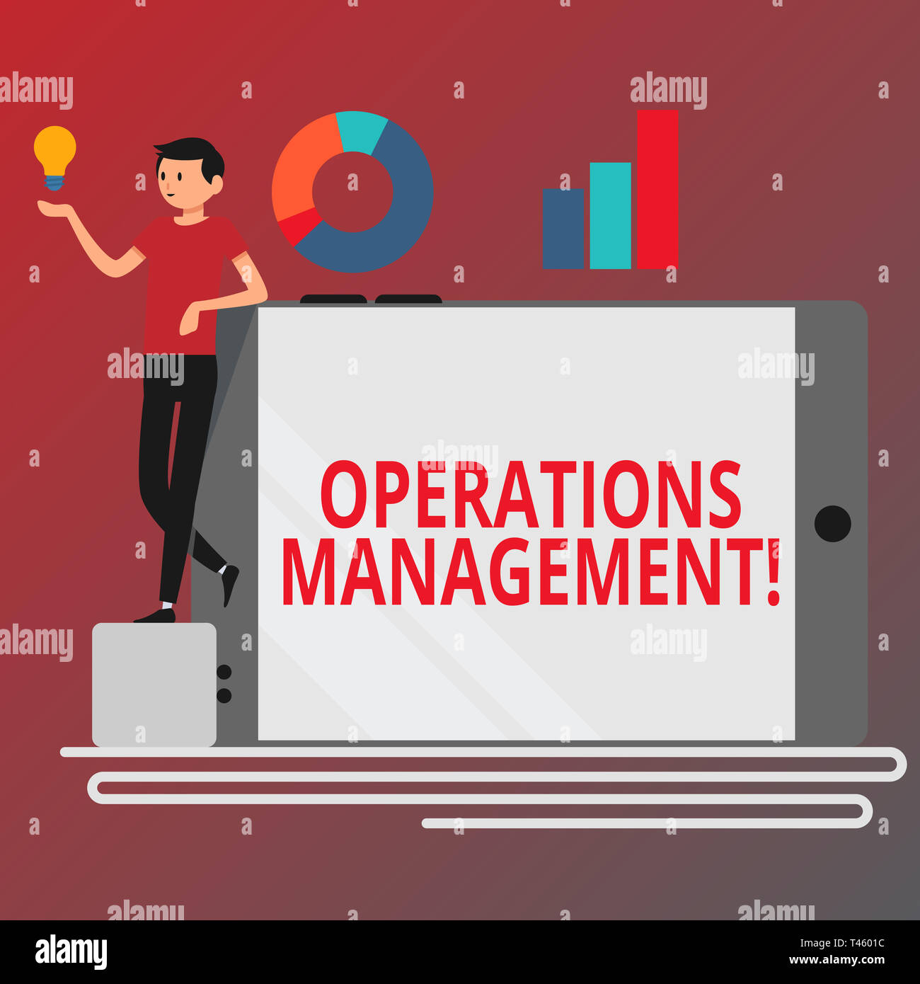 Conceptual hand writing showing Operations Management. Concept meaning ...