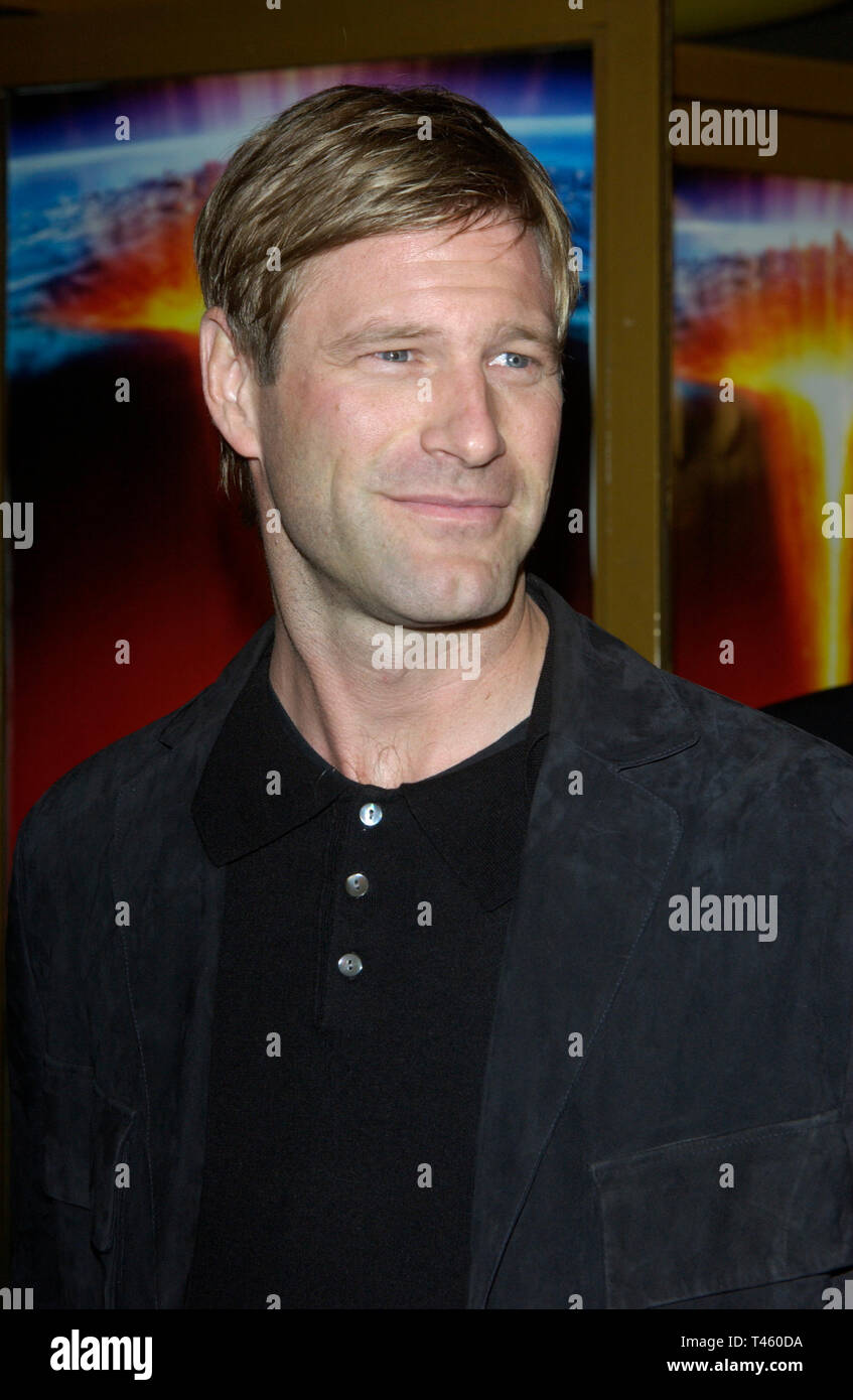 LOS ANGELES, CA. March 25, 2003: Actor AARON ECKHART at the world ...
