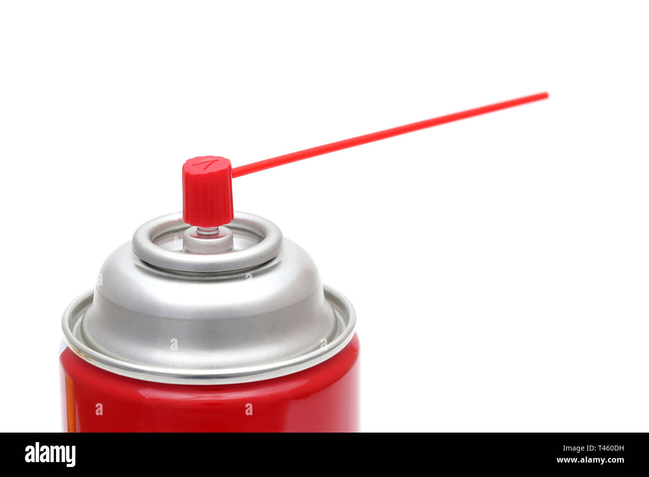 steel spray can isolated on white background Stock Photo - Alamy