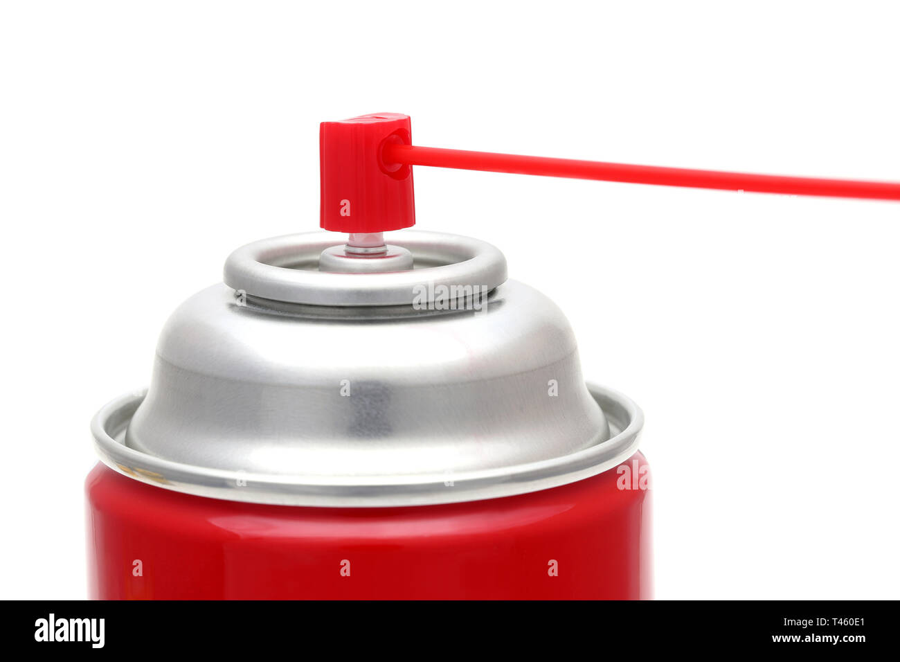 steel spray can isolated on white background Stock Photo - Alamy