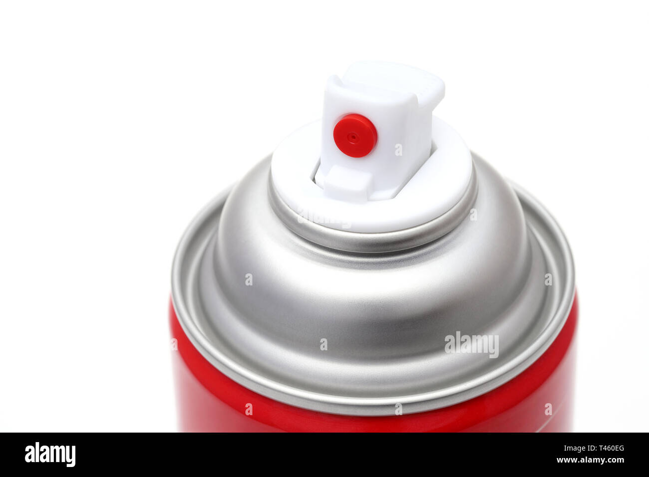 steel spray can isolated on white background Stock Photo - Alamy