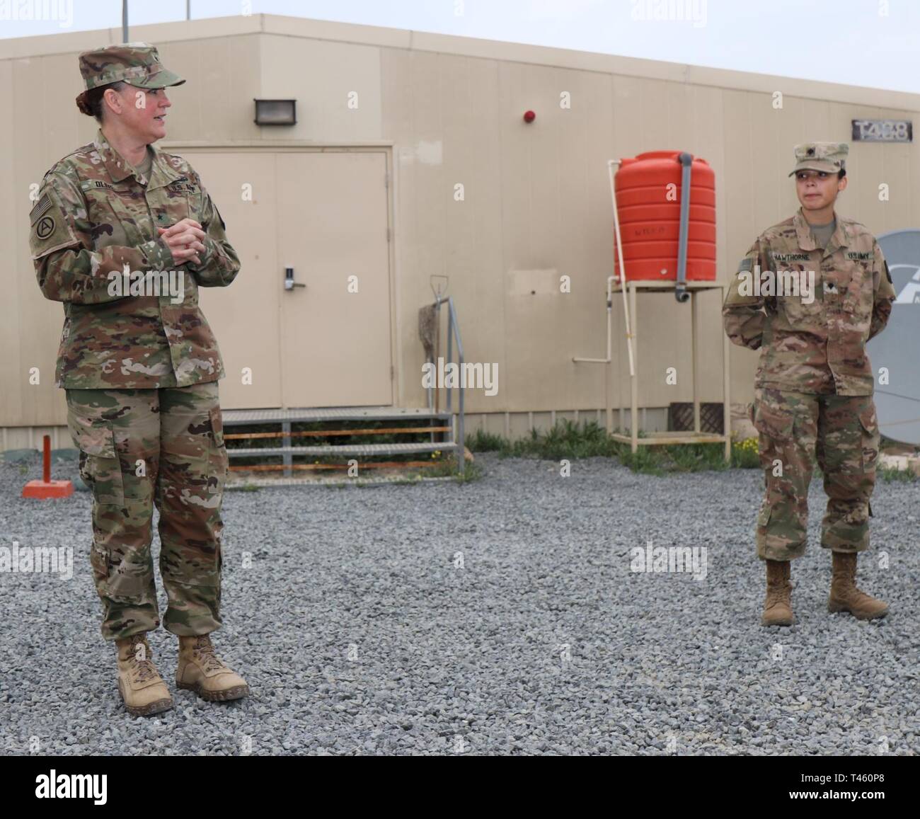 U.S. Army Brig. Gen. Nikki Griffin Olive, commanding general of the ...