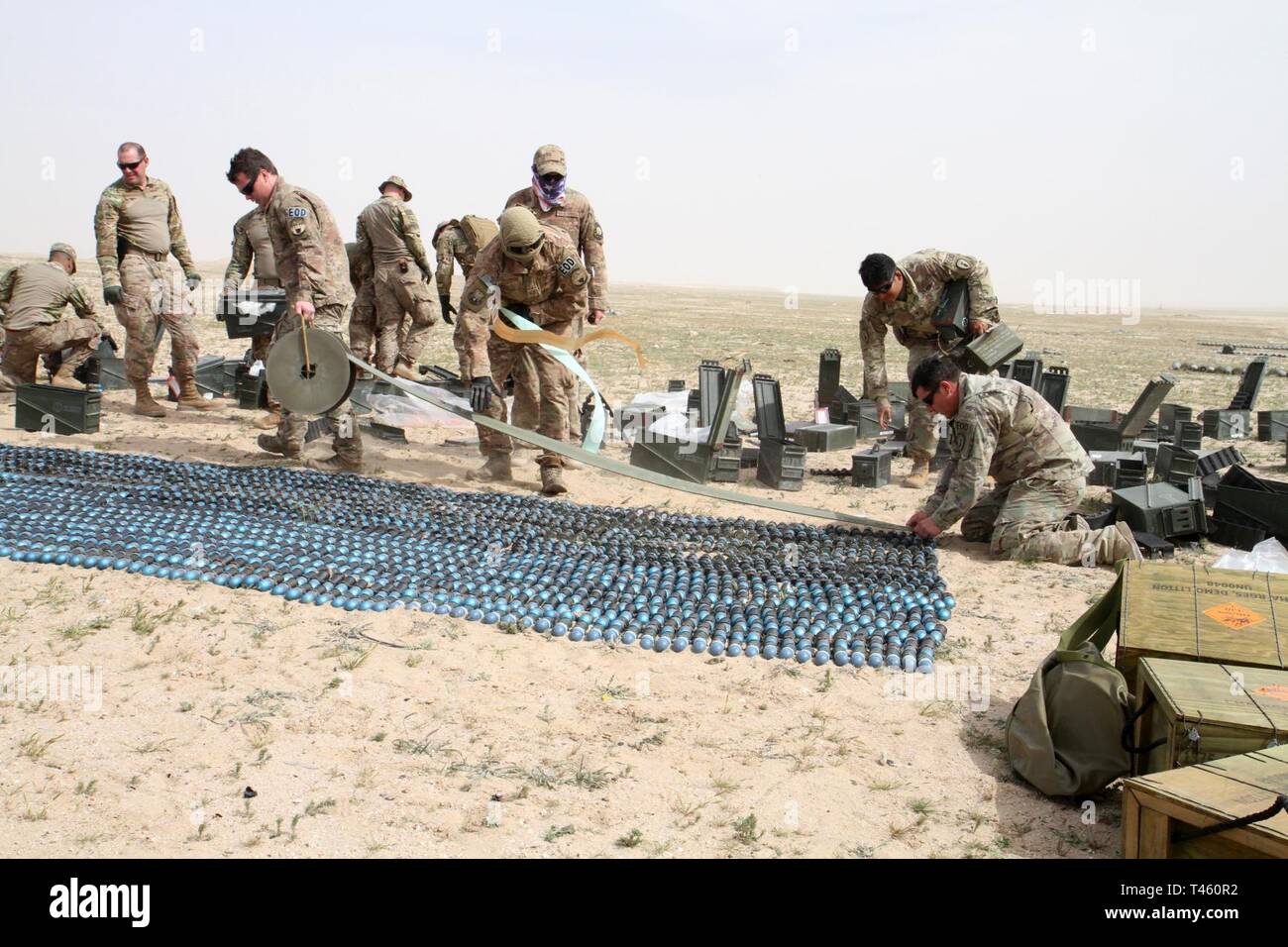 UDAIRI RANGE, Kuwait (Feb. 27, 2019) – Explosive ordnance disposal ...
