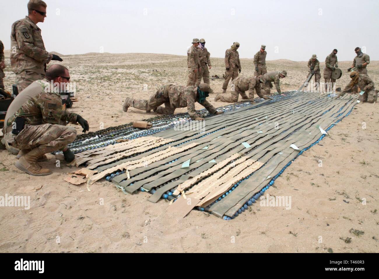 UDAIRI RANGE, Kuwait (Feb. 27, 2019) – Soldiers from Task Force Spartan ...