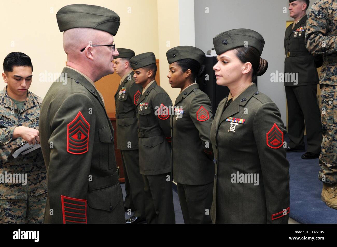 BEACH, Virginia (February 27, 2019) Master Gunnery Sergeant Donald ...