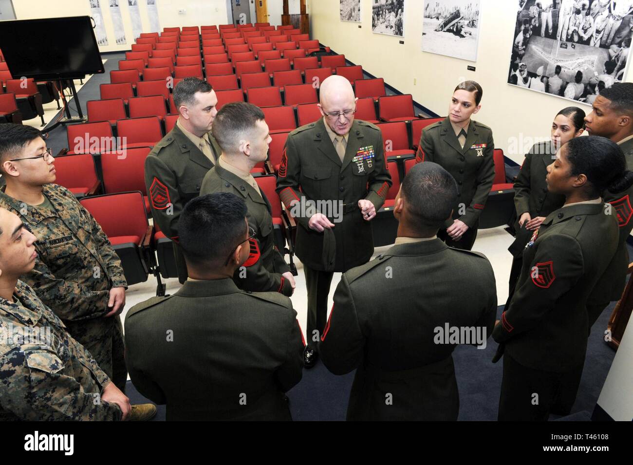 BEACH, Virginia (February 27, 2019) Master Gunnery Sergeant Donald ...