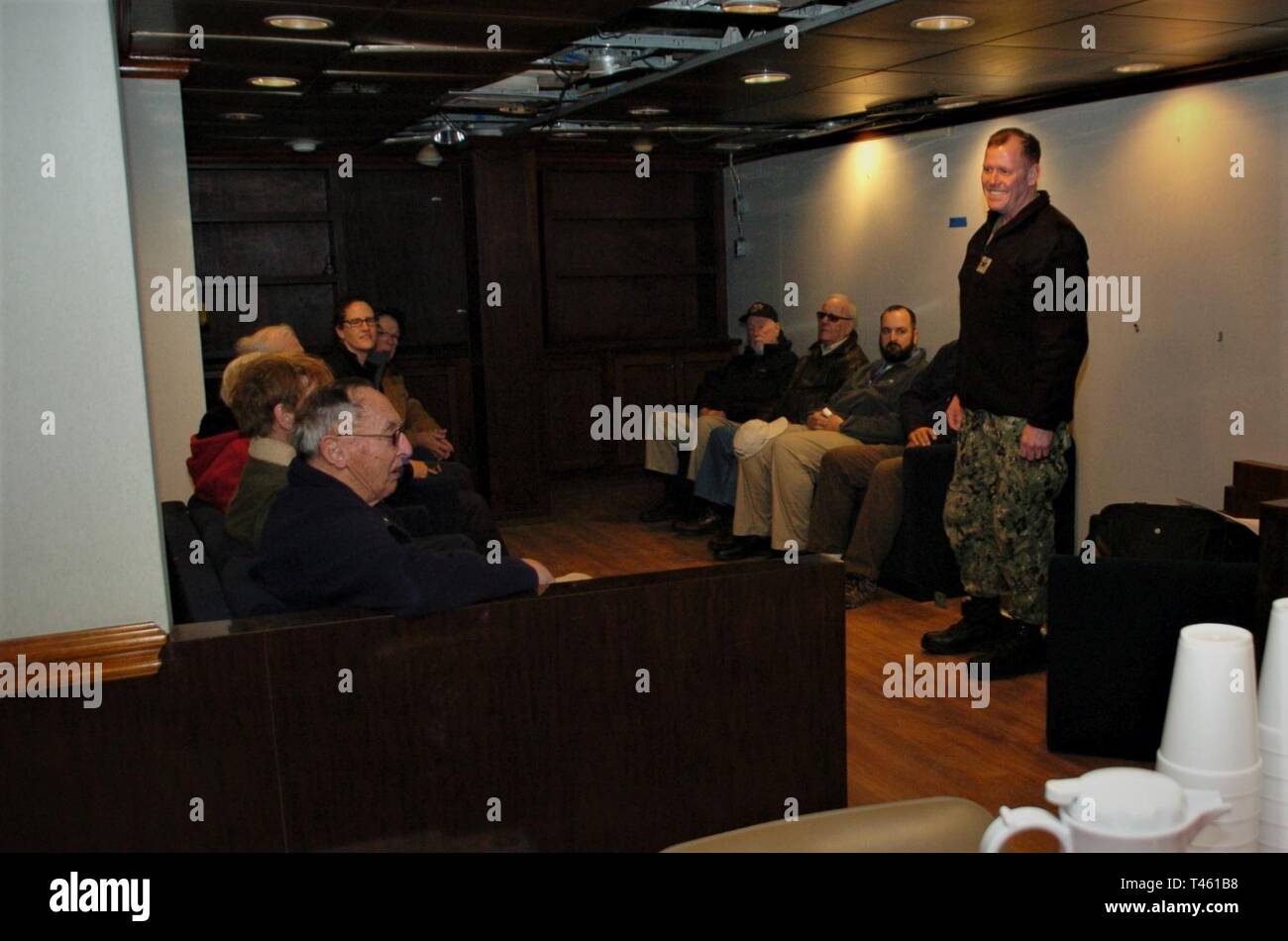Captain Corey Keniston, CO of the Ticonderoga-Class Guided Missile ...