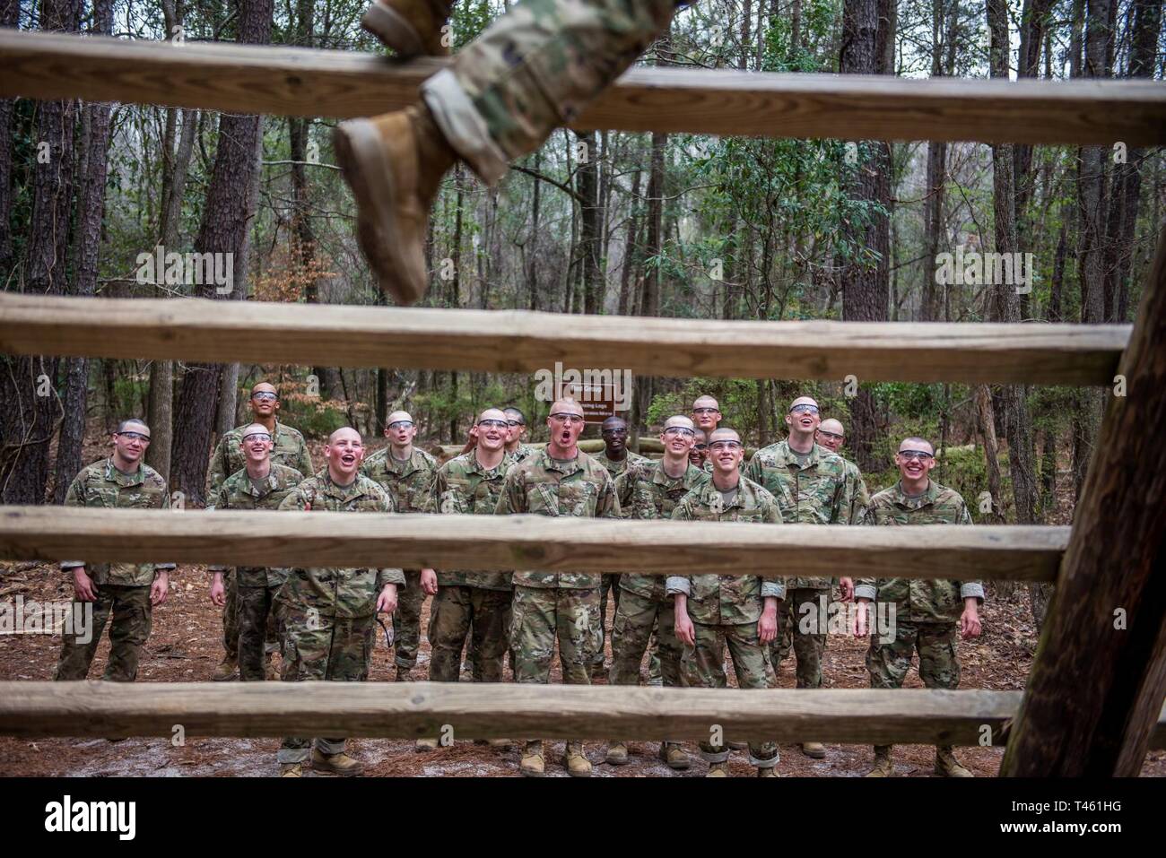 FORT BENNING, Ga. – Trainees from Foxtrot Company, 2nd Battalion, 19th ...