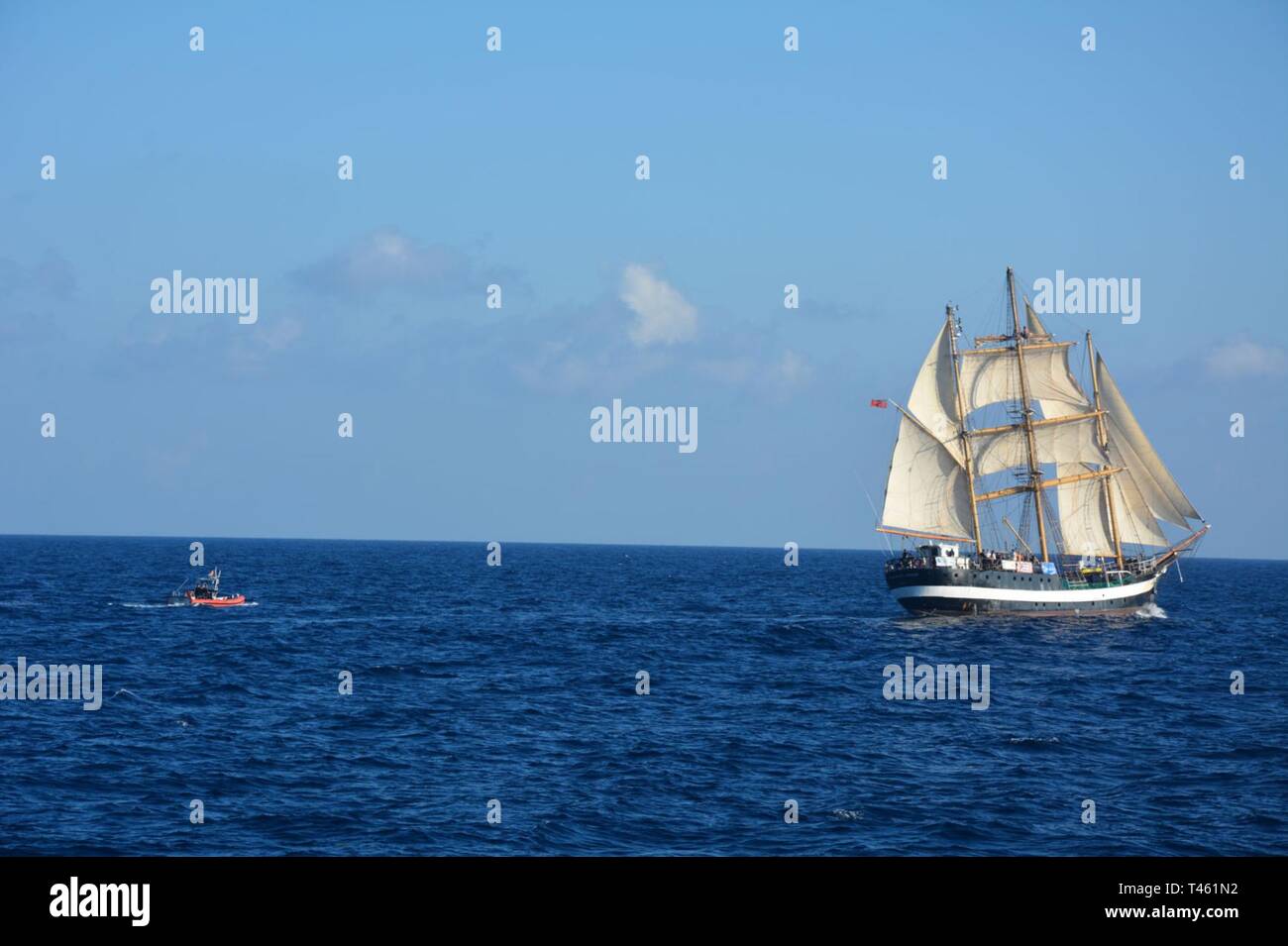 The Coast Guard Cutter Charles David Jr. (WPC-1107) crew launches a 33 ...