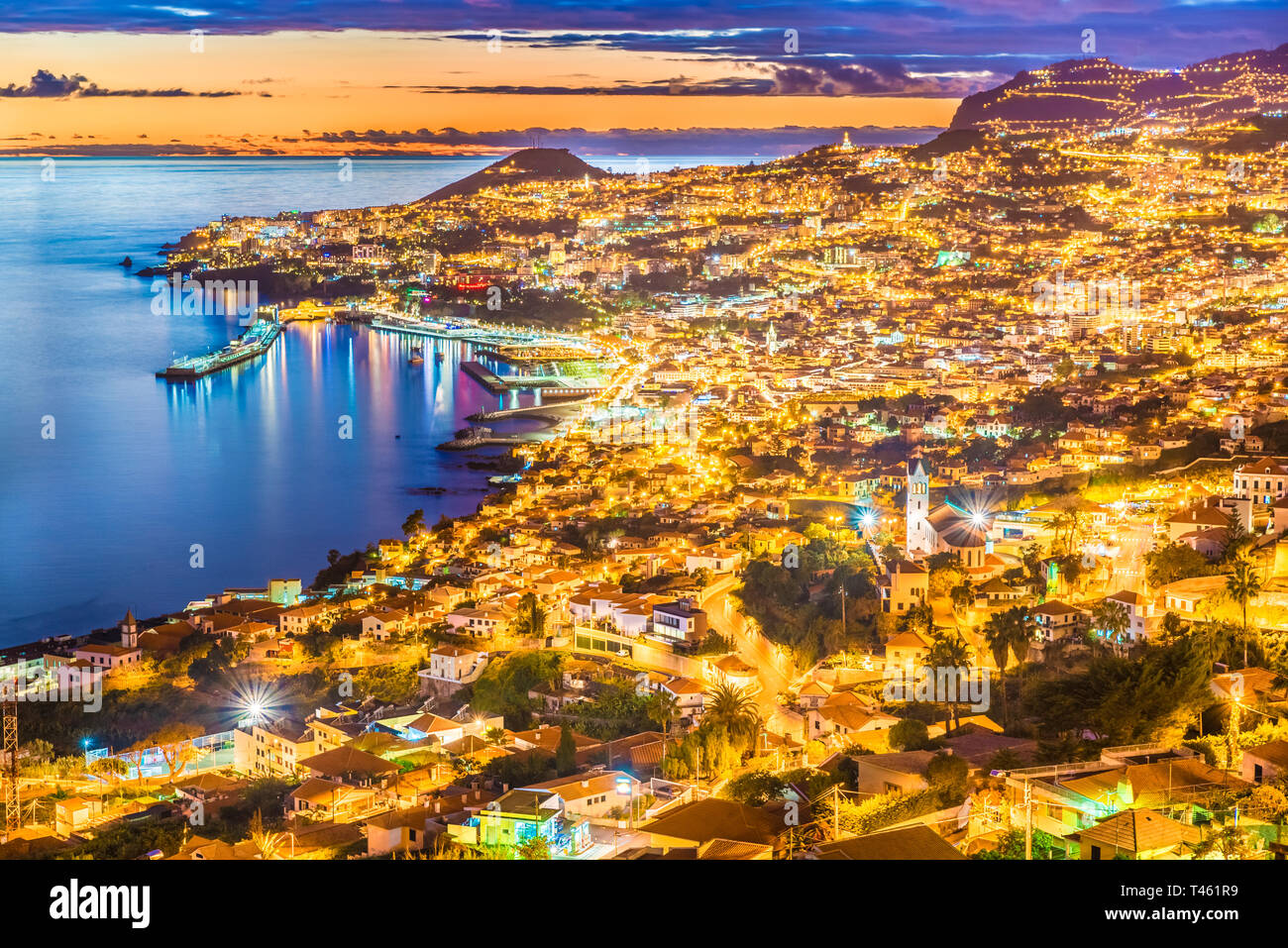 View over funchal hi-res stock photography and images - Alamy