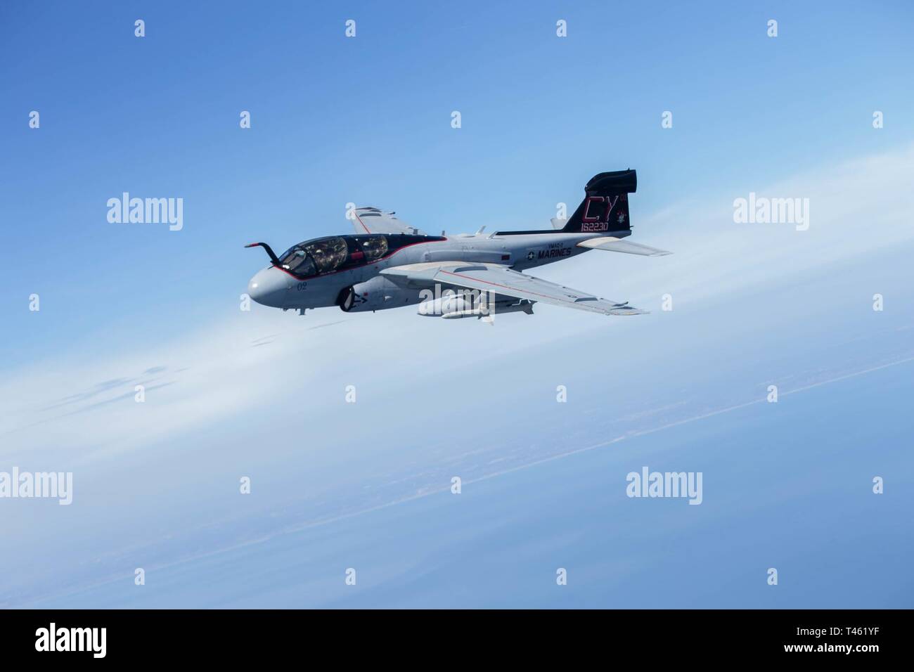 A U.S. Marine Corps EA-6B Prowler assigned to Marine Tactical ...
