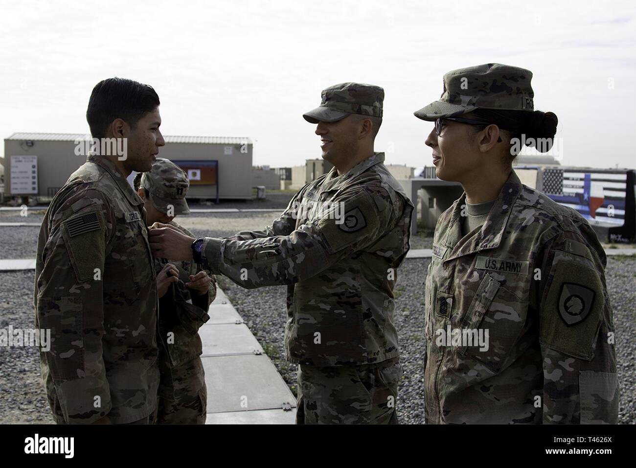 Capt. Diego Hernandez, Headquarters and Headquarters Company commander ...