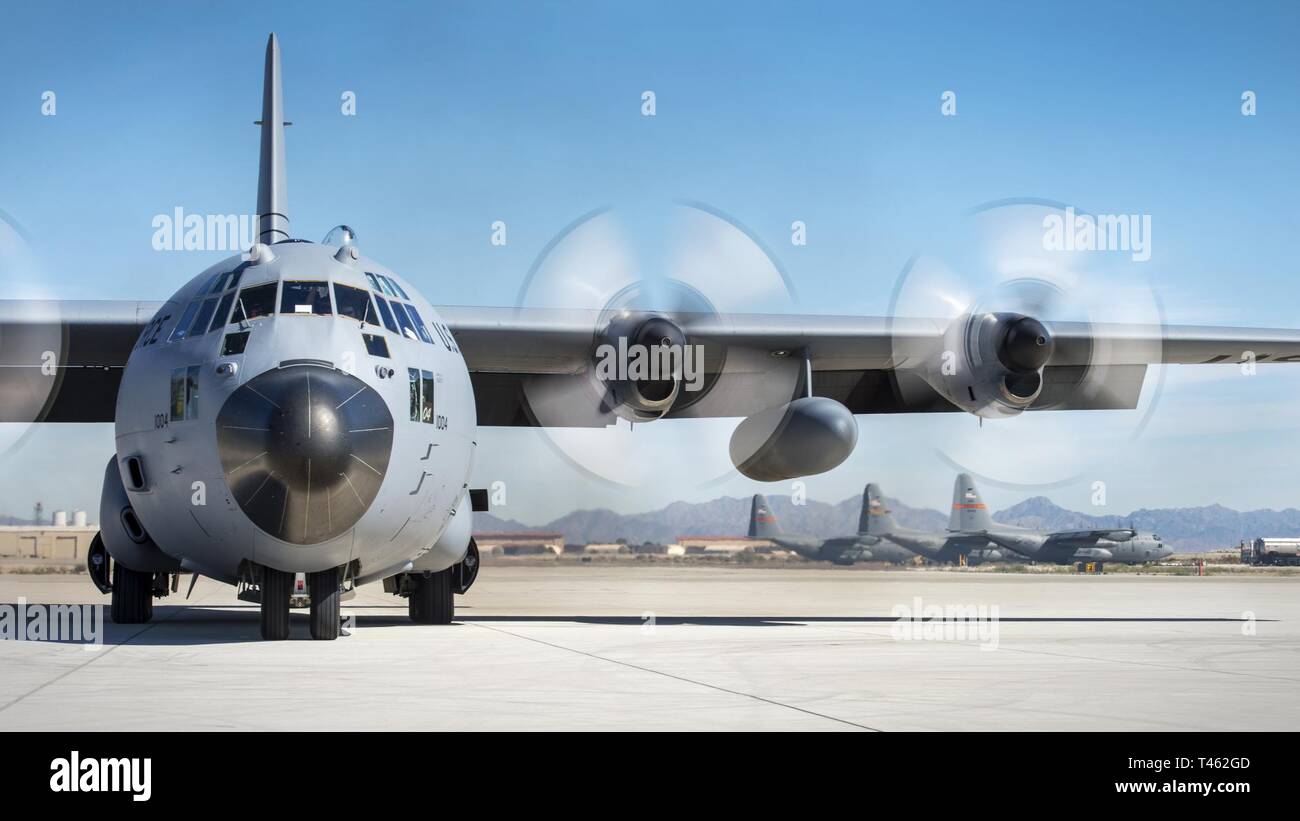 A C-130 Hercules from the 133rd Airlift Squadron prepares to take off ...