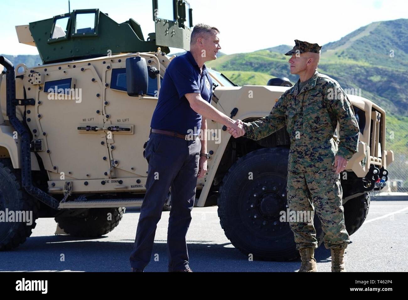 Andrew Rodgers, program manager for the Light Tactical Vehicles program ...
