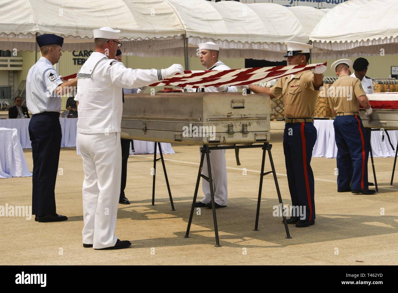 U.S. service members assigned to the Defense POW/MIA Accounting Agency ...