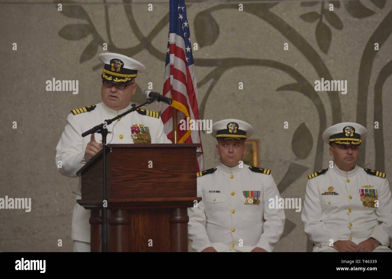 SANTA RITA, Guam (March 1, 2019) - Capt. Timothy Poe, Commander ...