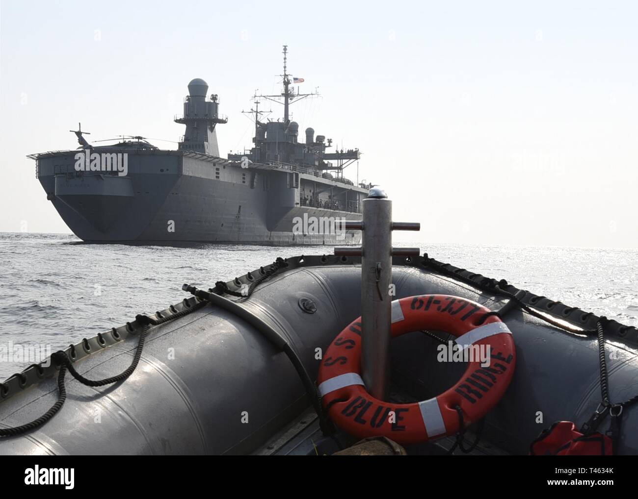 EAST CHINA SEA (March 1, 2019) - U.S. 7th Fleet Flagship USS Blue Ridge ...