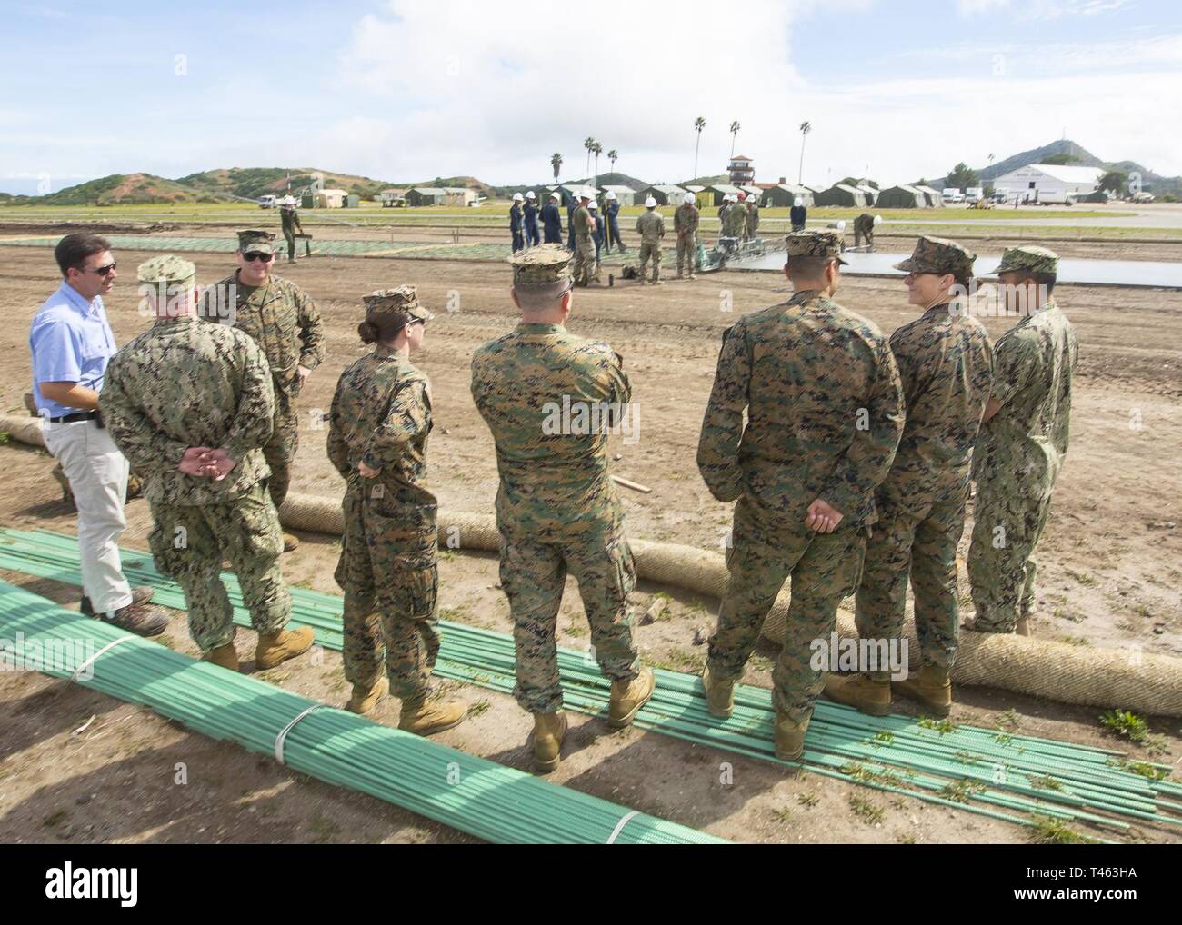 Senior leaders from I Marine Expeditionary Force (MEF), First Naval ...